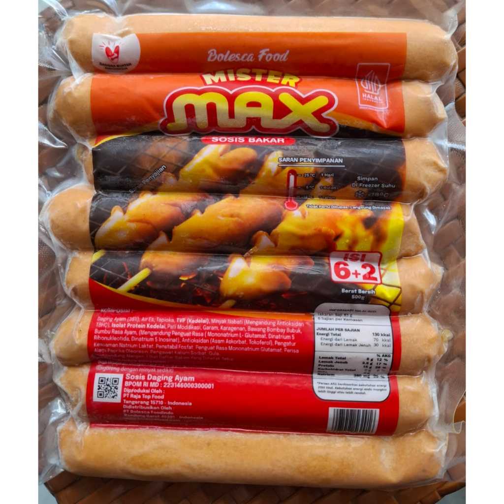 Jual Master Max Sosis Bakar (Ayam) Jumbo 500 Gram | Shopee Indonesia