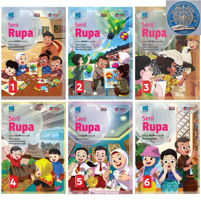 Jual GRAFINDO SENI RUPA SD/MI KELAS 1 2 3 4 5 6 KURIKULUM MERDEKA | Shopee Indonesia