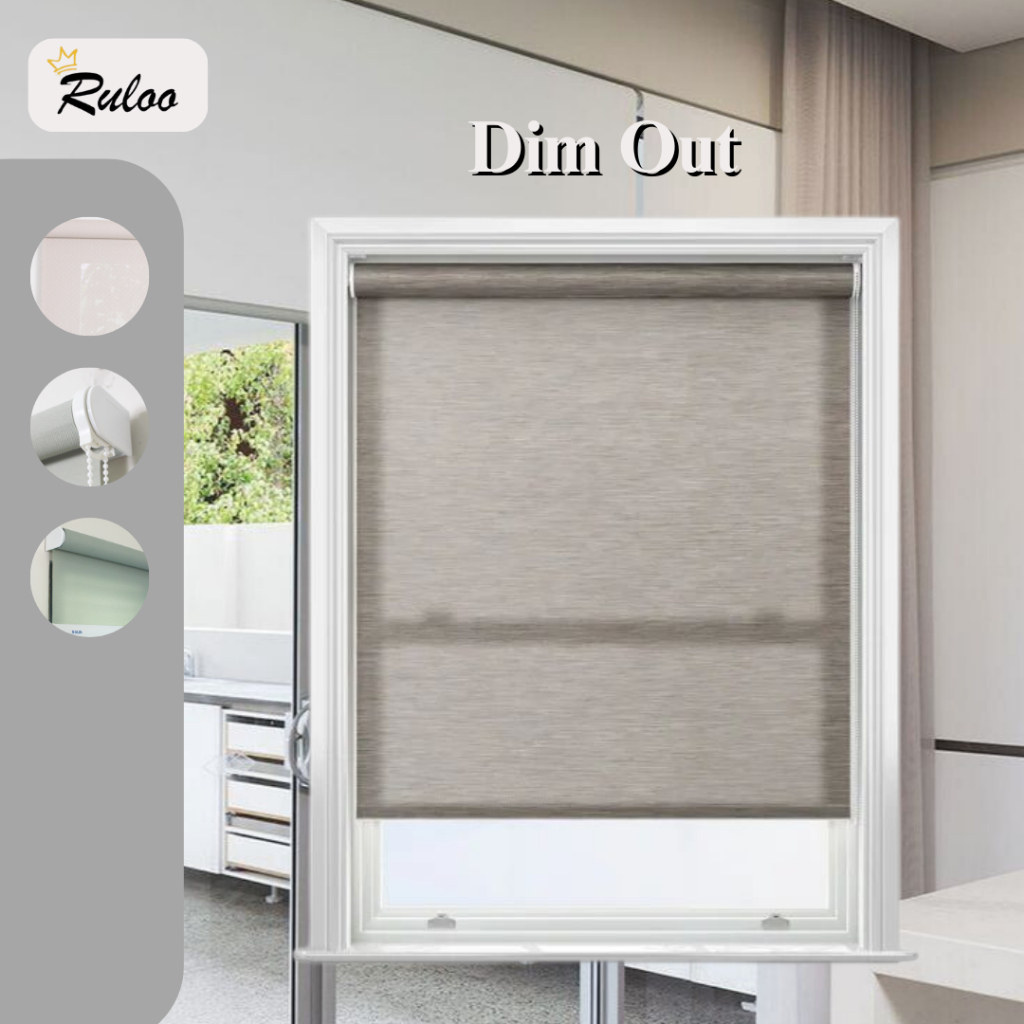 Jual Ruloo Roller Blinds Dim Out ANTI BAKTERIAL (80%) - Tirai Jendela ...