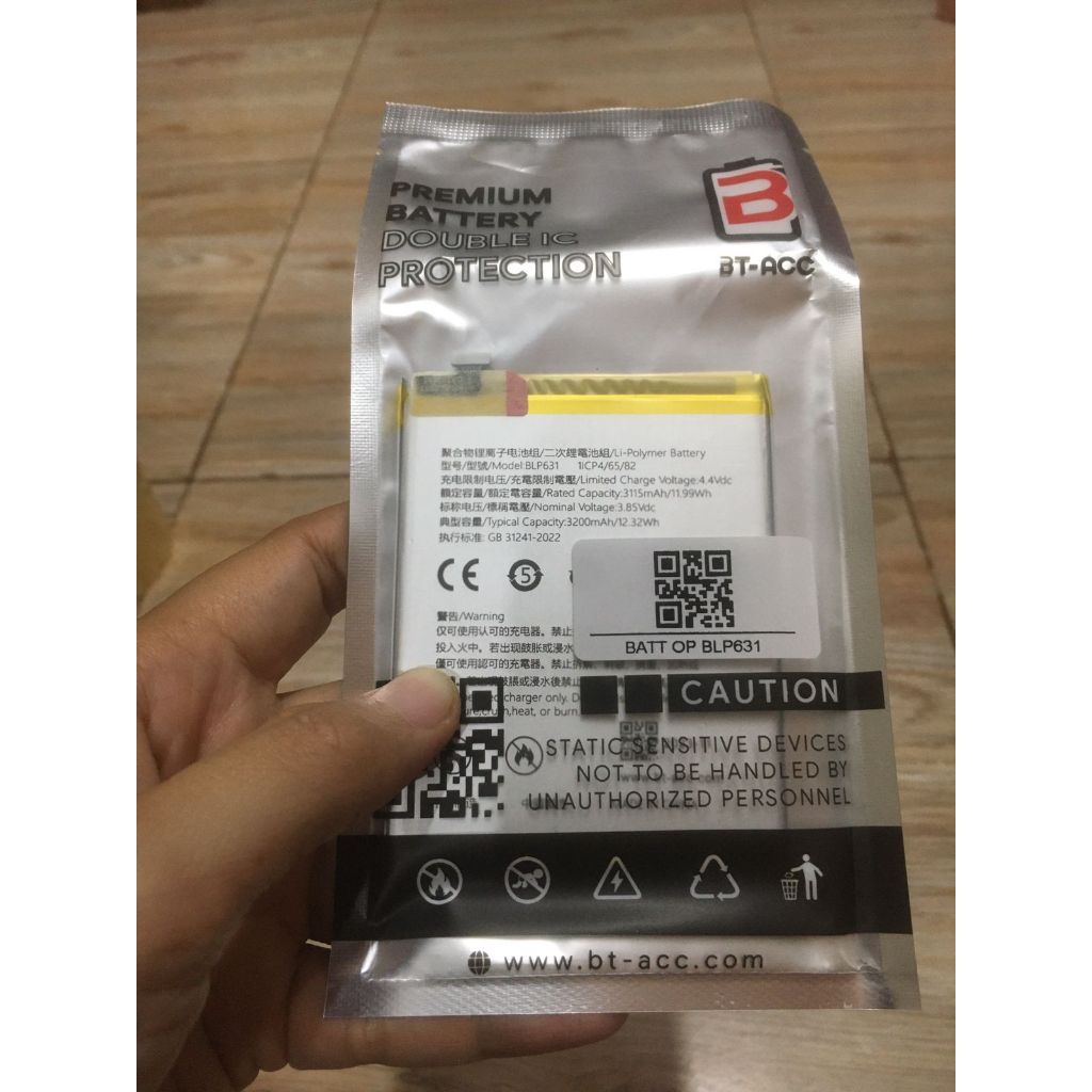 Jual Baterai OPPO F3 CPH1609 F5 CPH1723 F5 PLUS CPH1727 F5 YOUTH CPH1725 BLP631 BT-ACC Premium ...