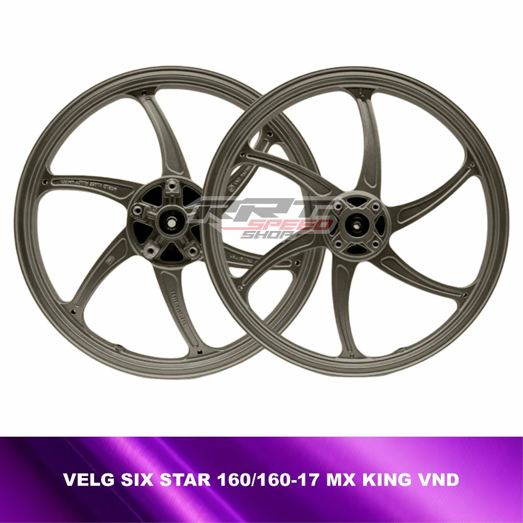 Jual VELG VND SIX STAR JUPITER Z 140/160-17 MX KING 160/160-17 | Shopee ...