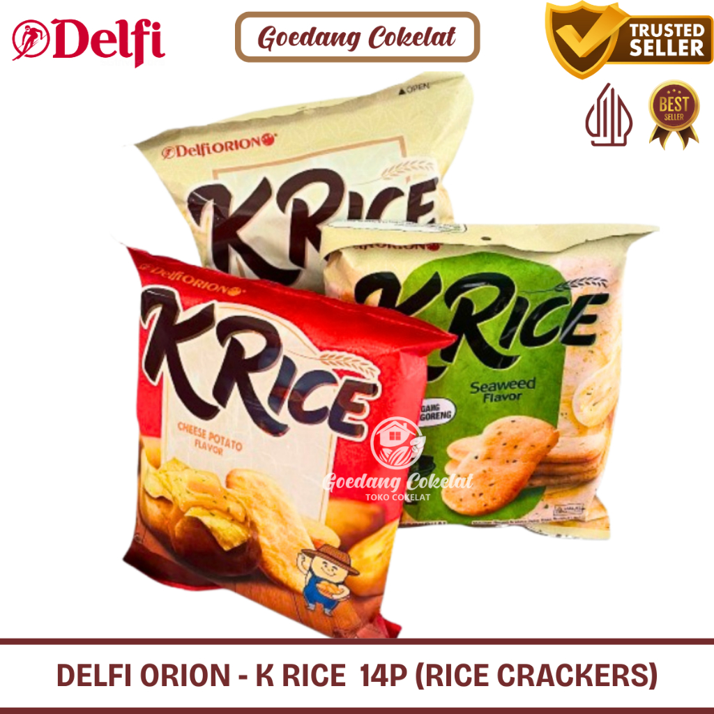 Jual Delfi Orion O’Rice Orice K-Rice KRice Crackers Krekers Beras Sweet ...