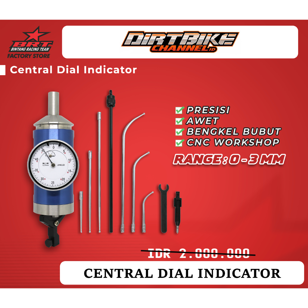 Jual ALAT UKUR IZZI CENTER CENTRAL DIAL INDIKATOR BRT P5091 0 - 3mm ...