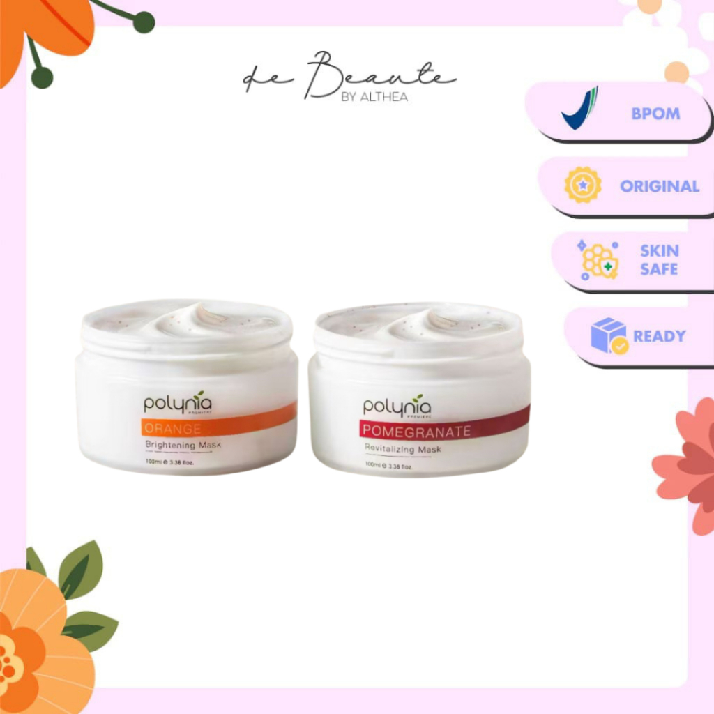 Jual Polynia Cream Mask | Pomegranate Revitalizing | Orange Brightening ...