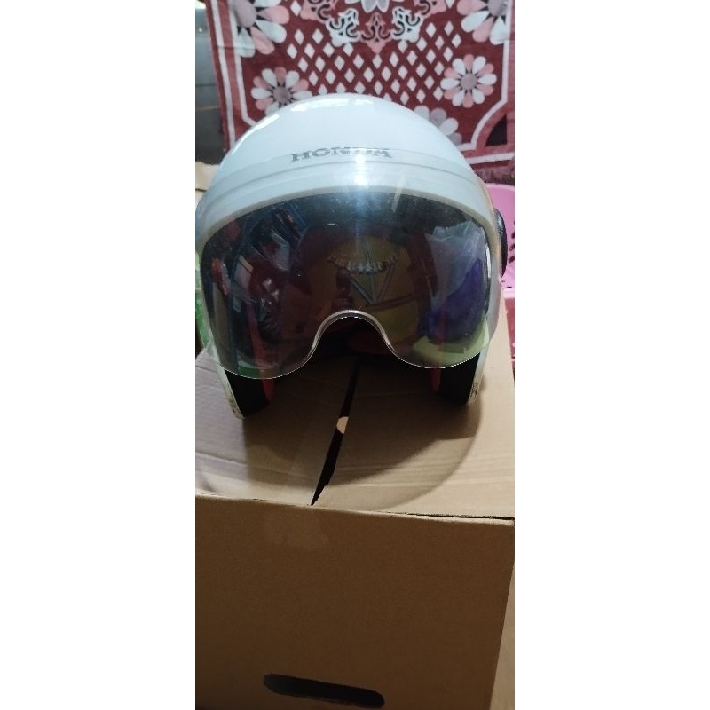 Jual Helm Honda Scoopy Putih Baru Dari Dealer Original | Shopee Indonesia