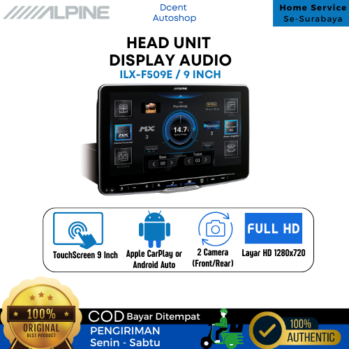 Jual Head Unit Double Din Alpine ILX-F509E 9 Inch Audio Display ...