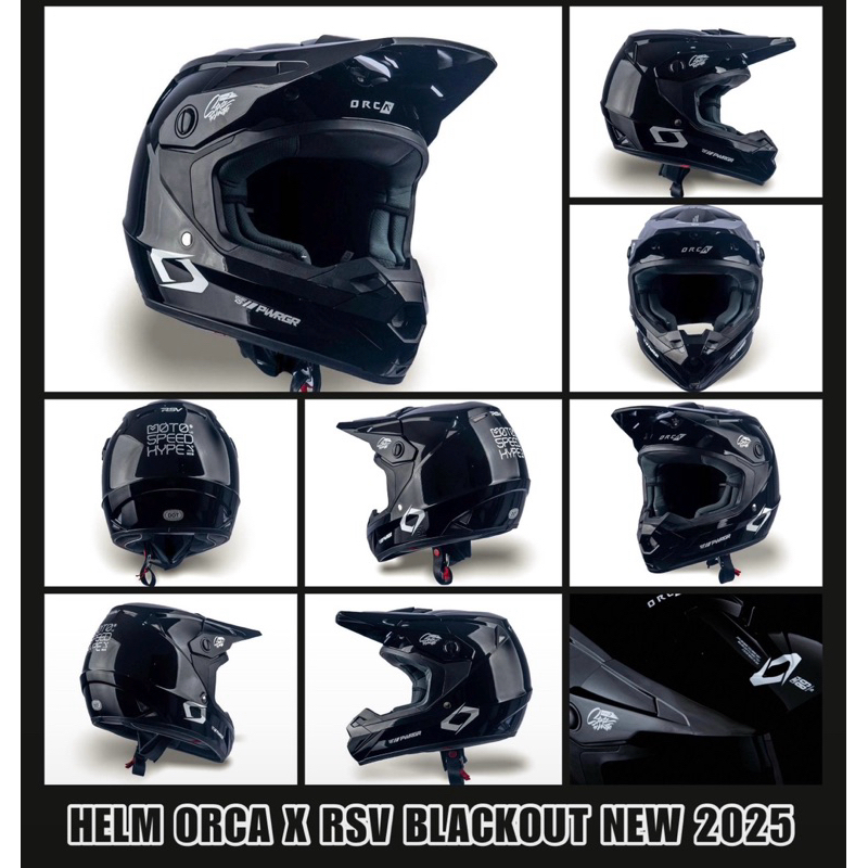 Jual Helmet ORCA 2025 helmet supermoto motocross | Shopee Indonesia