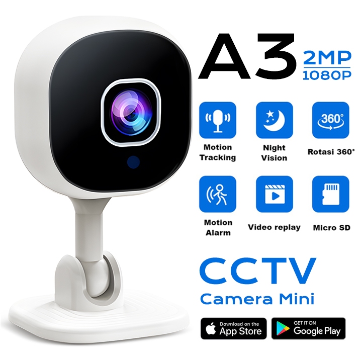 Jual Smart Camera Mini 1080HD CCTV Indoor Wifi IoT | Deteksi Gerakan ...