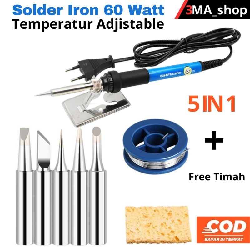 Jual Solder Iron Pro Adjustable 60Watt | Shopee Indonesia