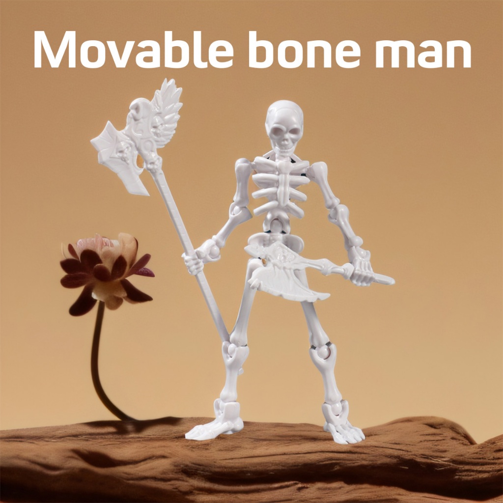 Jual Mainan tengkorak Senjata Figur 3D Print Model Weapons Ment Pose ...