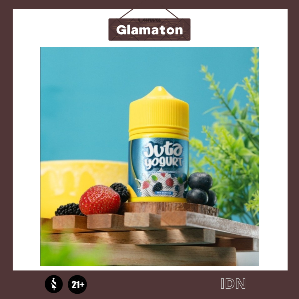 Jual LIQUID JUTA YOGURT MIX BERRIES 60ML FREEBASE JUTA YOGURT 100% ...