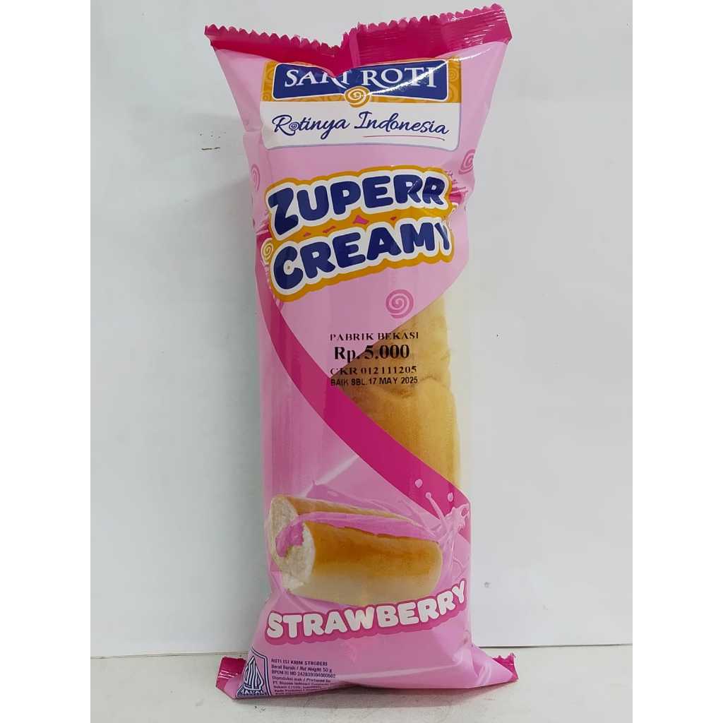 Jual SARI ROTI ZUPERR CREAMY STRAWBERRY | Shopee Indonesia