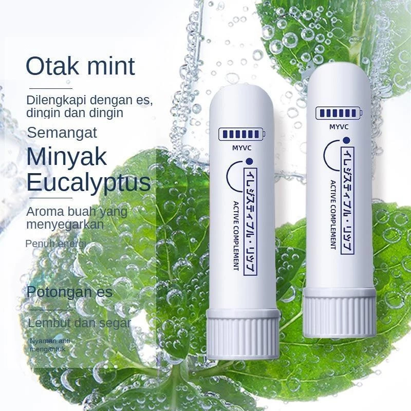 Jual New Upgrade Nose Inhaler Motion Sick Boosting Peppermint Plant ...