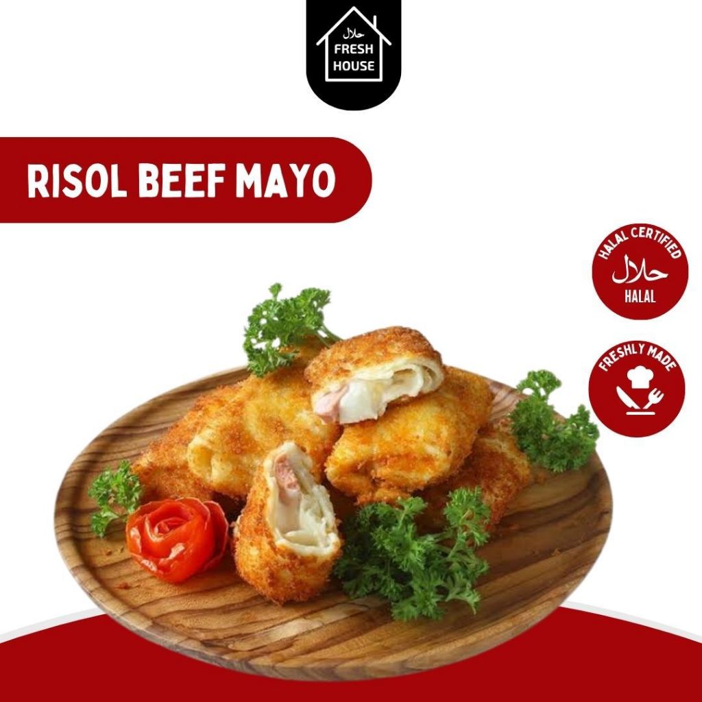 Jual RISOL BEEF MOZARELLA HOMEMADE ISI 6 MAMA KAYLA | Shopee Indonesia