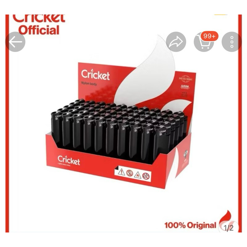 Jual cricket original 1box 50pack | Shopee Indonesia