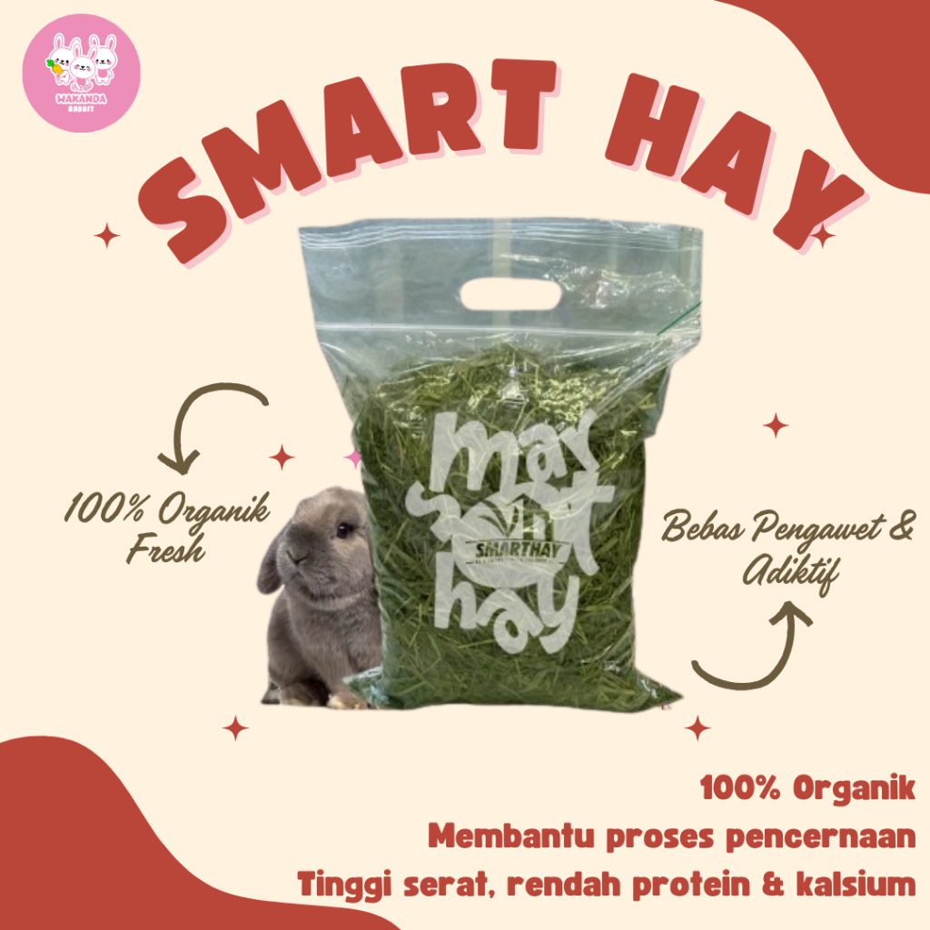Jual Hay Timothy Smart Hay 500gr Rumput Hay 2nd Cut Makanan Kelinci ...