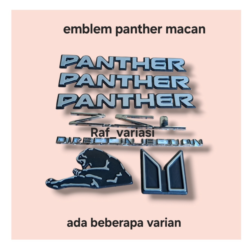 Jual Emblem isuzu panther macan / emblem panther macan / Logo M panther ...