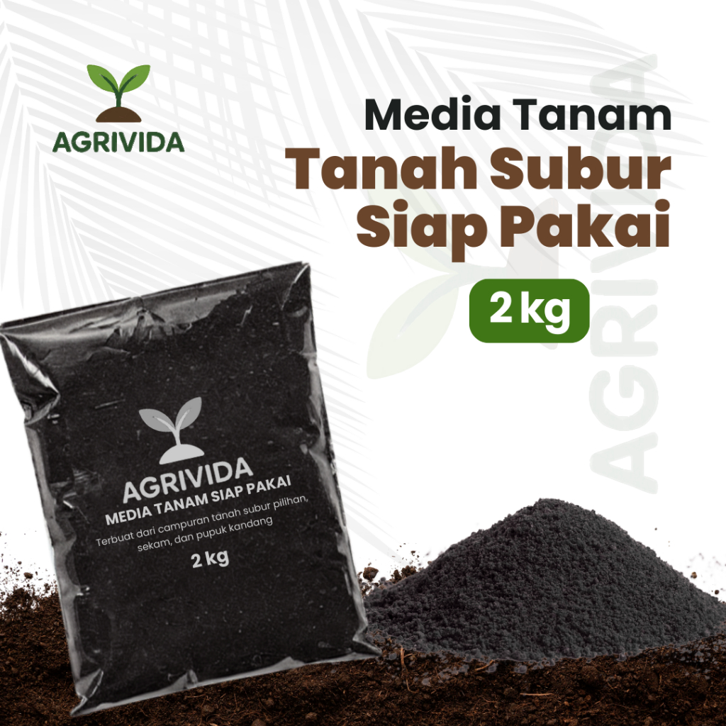 Jual Media Tanam Tanah organik ukuran 2Kg siap pakai | Shopee Indonesia