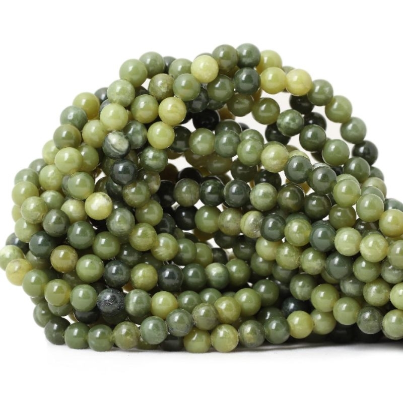 Jual Batu Alam Chinese Green Jade 4/6/8/10mm | Shopee Indonesia