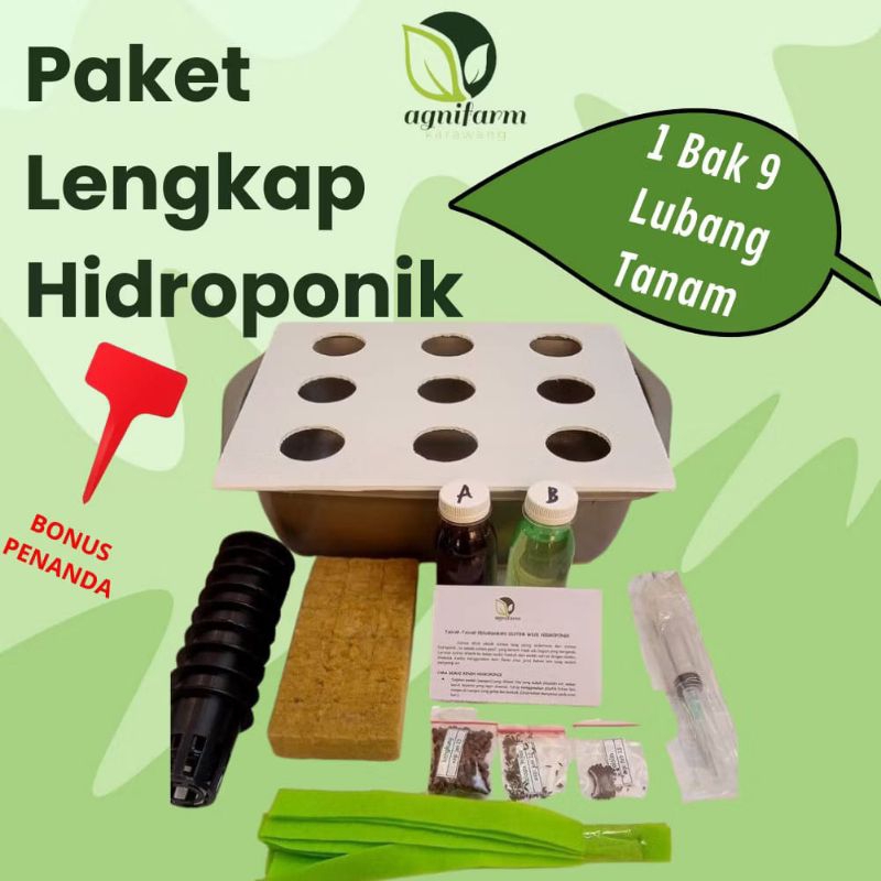 Jual Hidroponik Set Starter Kit Pemula Lengkap Siap Pakai Dengan ...