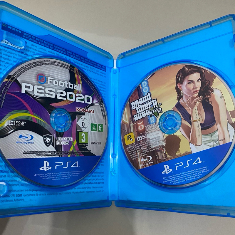 Jual BD- PS4 ( Pes 2020 & GTA V ) | Shopee Indonesia