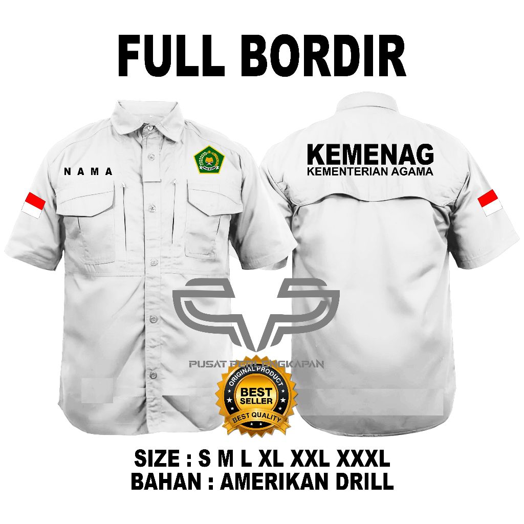 Jual Kemeja Tactical M-TAC KEMENAG ( KEMENTERIAN AGAMA ) / Kemeja ...