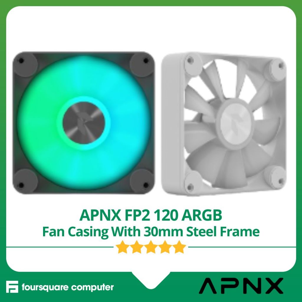 Jual APNX FP2 120 ARGB Fan Casing With 30mm Steel Frame | Shopee Indonesia