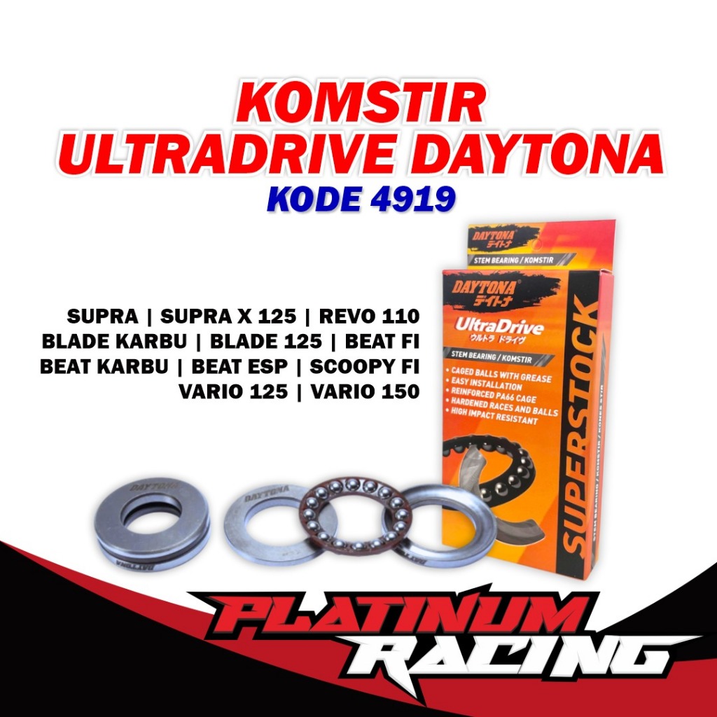 Jual Komstir Daytona Beat, Vario 150 / 125, Beat Fi ESP, Supra X - 4919 ...