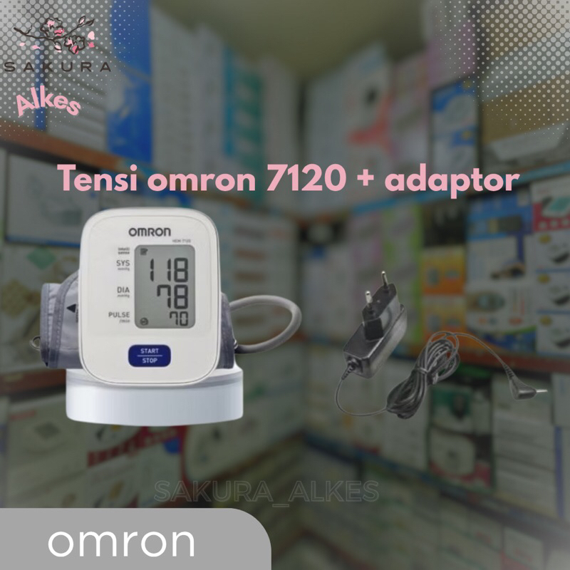 Jual tensimeter digital Omron 8712 + adaptor omron original | Shopee ...
