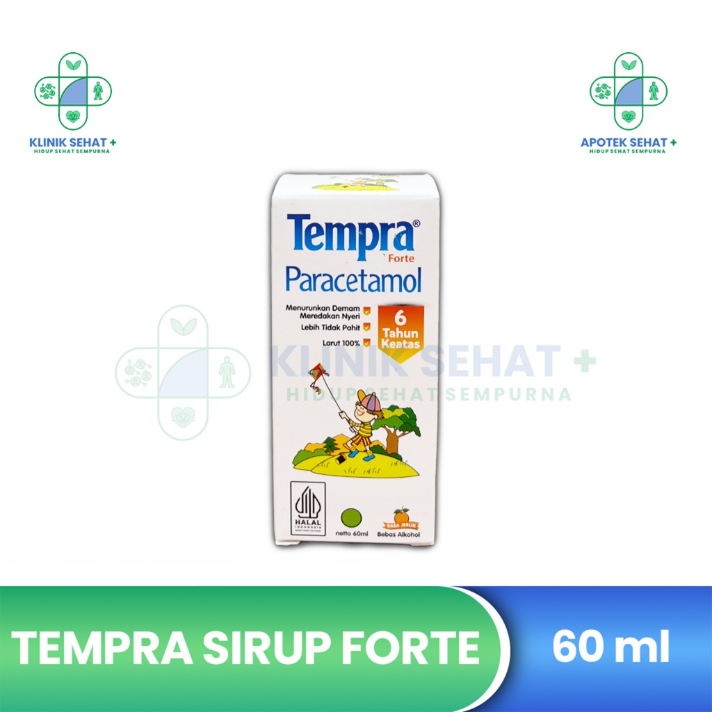 Jual TEMPRA FORTE SIRUP RASA JERUK 60 ml | Shopee Indonesia
