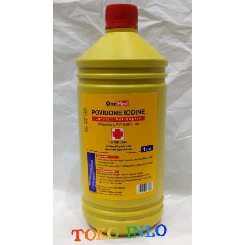 Jual Obat Luka/Obat Merah/Antiseptik Luka/Povidone Iodine Onemed 1 ...