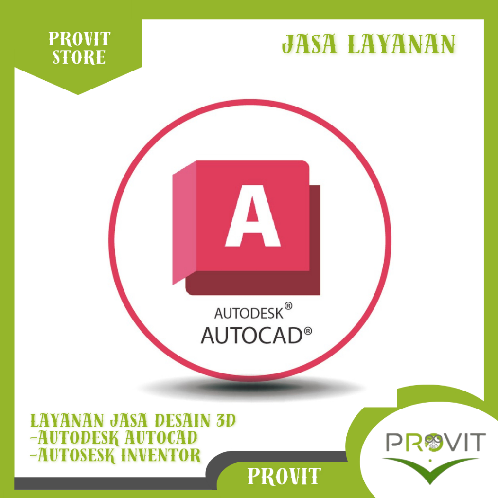 Jual LAYANAN JASA DESAIN AUTODESK AUTOCAD, AUTODESK INVENTOR 3D ...