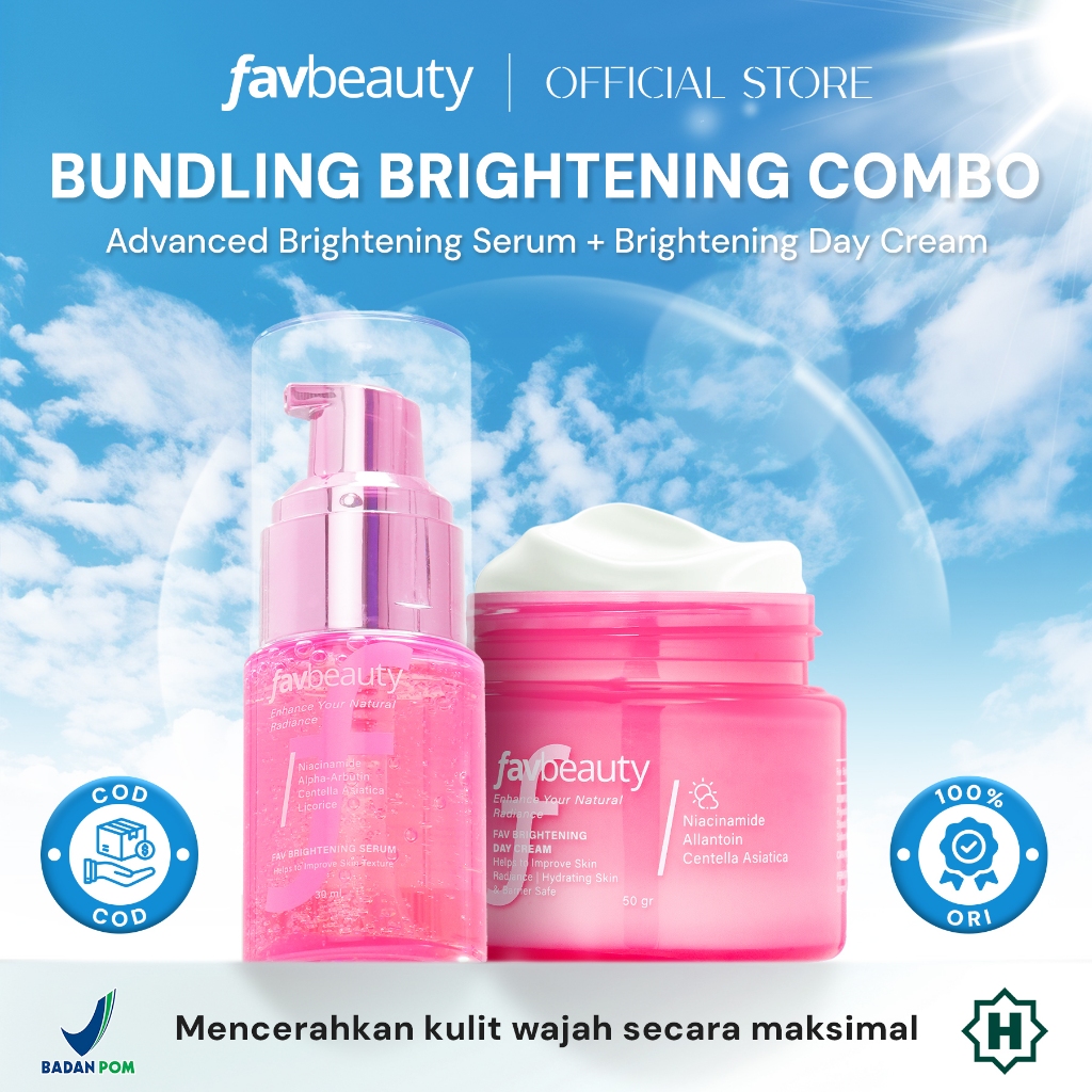 Jual FAV BEAUTY Brightening Combo | Advanced Brightening Serum ...