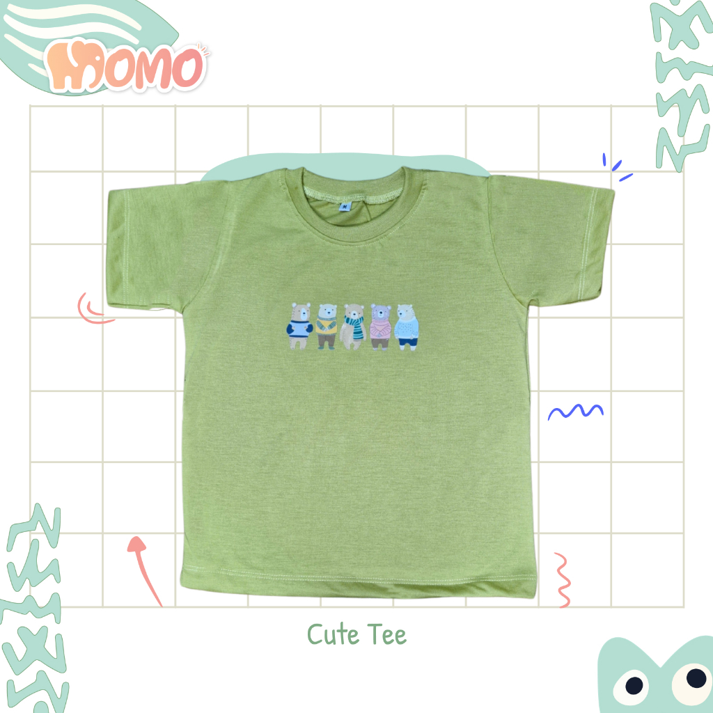 Jual MOMO - Cute Tee - Simple Tee - Kaos Anak - Baju Anak - Baju Main ...