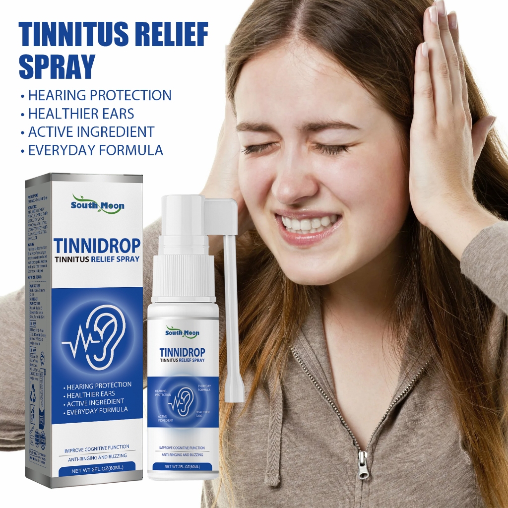 Jual South Moon Tetes Telinga 60ml Tinnidrop Tinnitus Relief Spray ...
