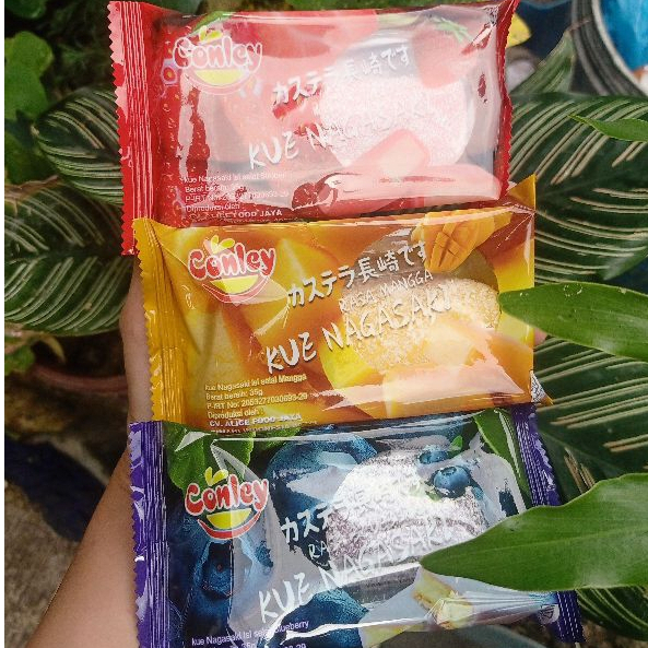 Jual kue nagasaki bolu conley mochi 30gram jepang rasa coklat mangga ...