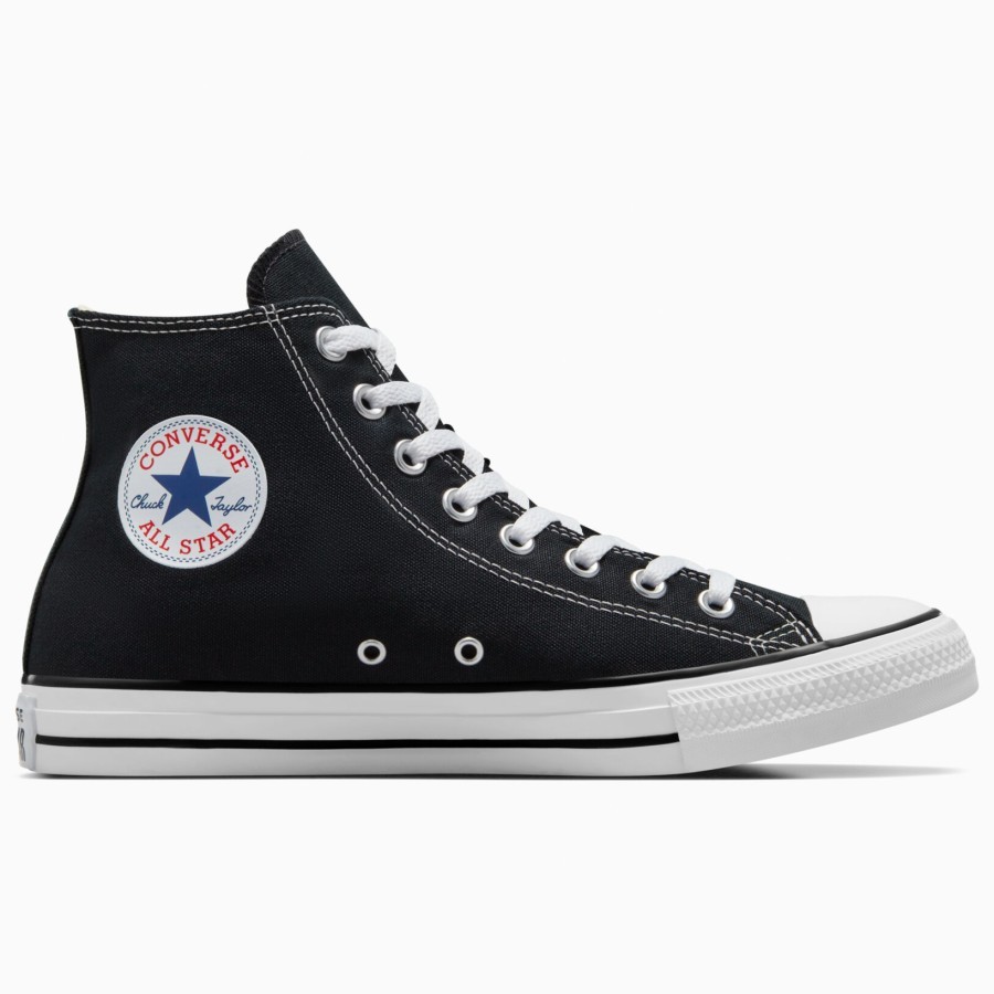 Jual Sepatu Sneakers Unisex Converse Chuck Taylor All Star High Black ...
