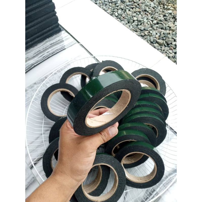 Jual Double Tape Foam Hijau 24mm 20mm 5m//Selotip Isolasi bolakbalik ...