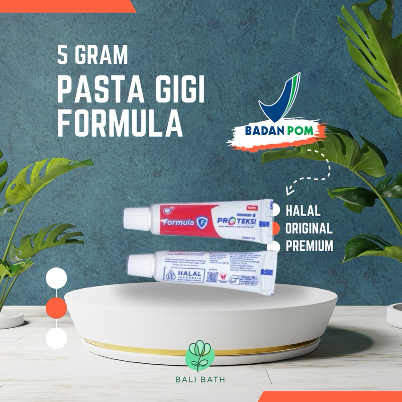 Jual Odol Merk Formula Ukuran 5gr Pasta Gigi Hotel Premium BPOM Halal ...