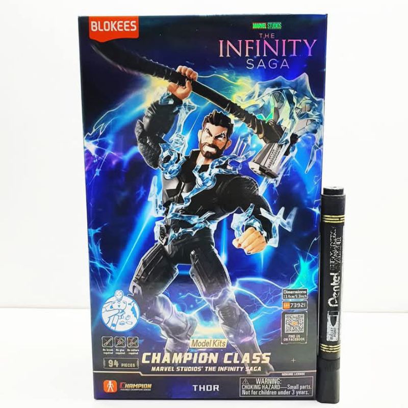 Jual mainan action figure blokees Blokees Marvel Hero CC02 Thor Model Kit from Blokees, part of ...