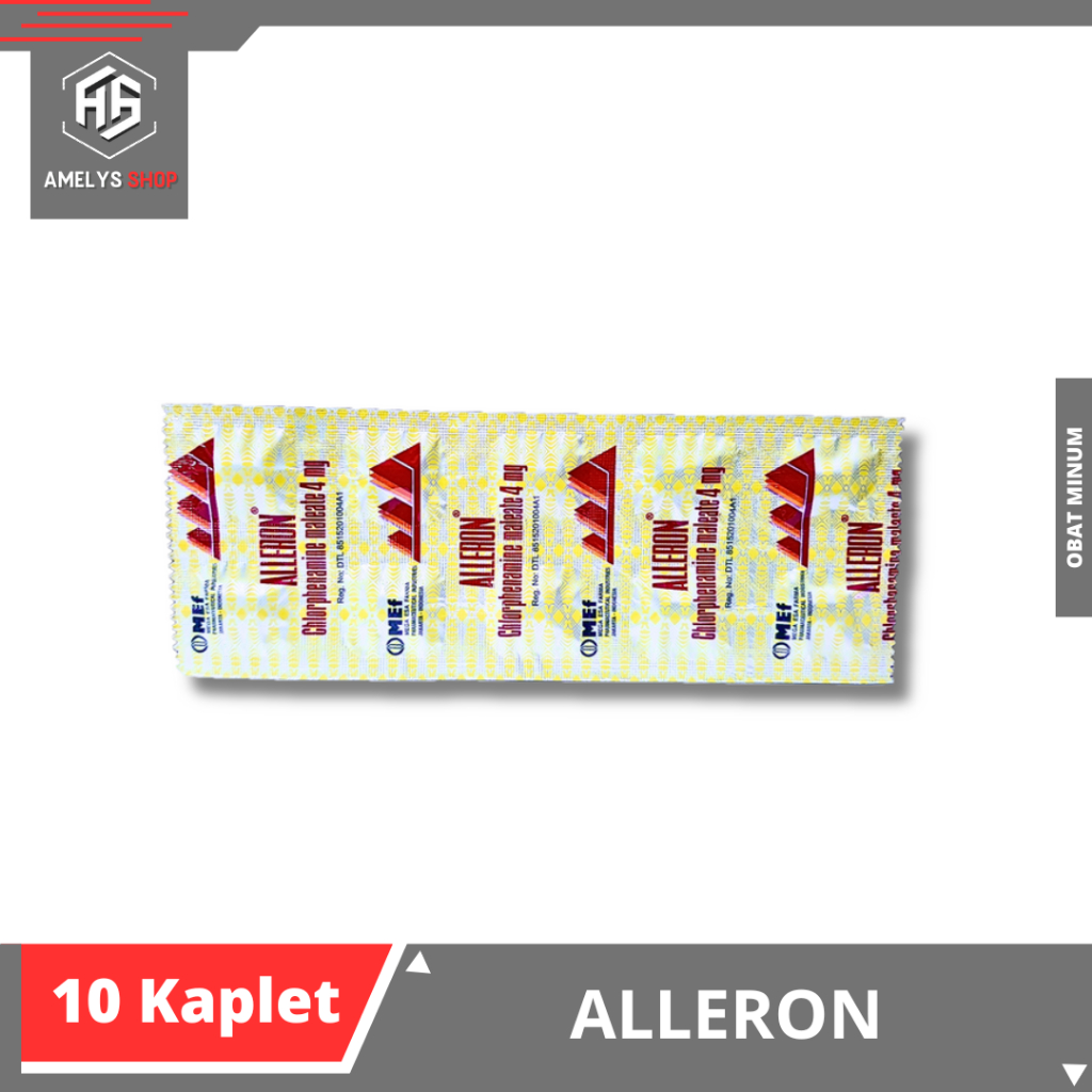 Jual Alleron 1 Strip Isi 10 Tablet | Shopee Indonesia