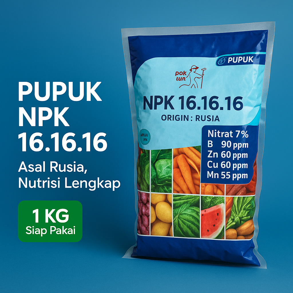 Jual Pupuk npk pak tani 16 16 16 kmasan 1kg untuk memacu pertumbuhan ...