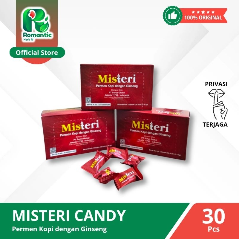 Jual Permen Misteri Candy Original | Permen Kopi dengan Ginseng 1 Box ...