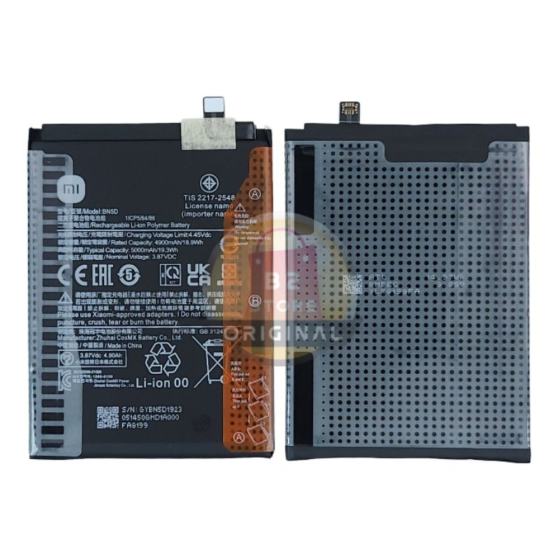 Jual BATERAI BN5D FOR XIOMI REDMI NOTE 11 / NOTE 11S / POCO M4 PRO 4G ...