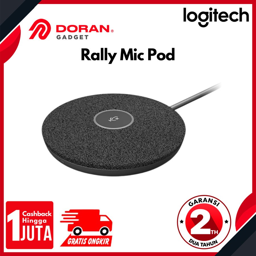 Jual LOGITECH Mic Pod For Rally - Mic Pod Logitech Rally - Garansi ...