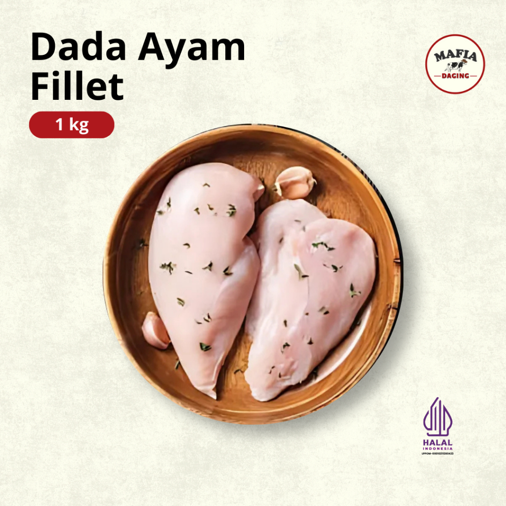 Jual Daging Dada Ayam Fillet / Boneless Dada Ayam 1 kg | Shopee Indonesia