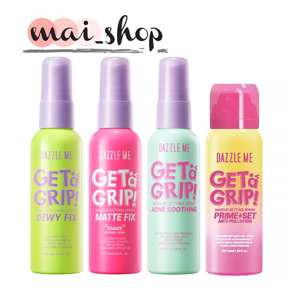 Jual DAZZLE ME Get a Grip! Makeup Setting Spray | Shopee Indonesia