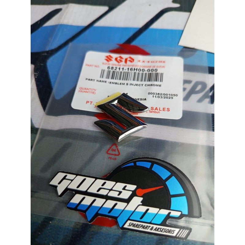 Jual LOGO S MODEL COLOK SATRIA FU150 FACELIFT/ SKYWAVE/ SKYDRIVE/SHOGUN ...