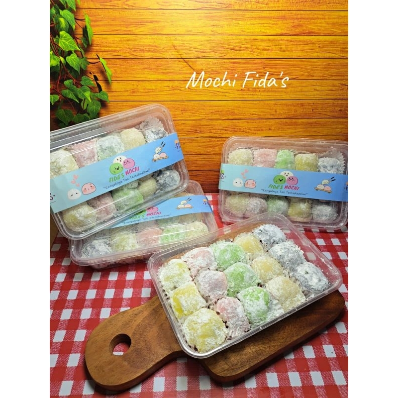 Jual Mochi by Fida's isi 15 Mix Rasa Mochi by Fida's lumer kenyal 1 box ...