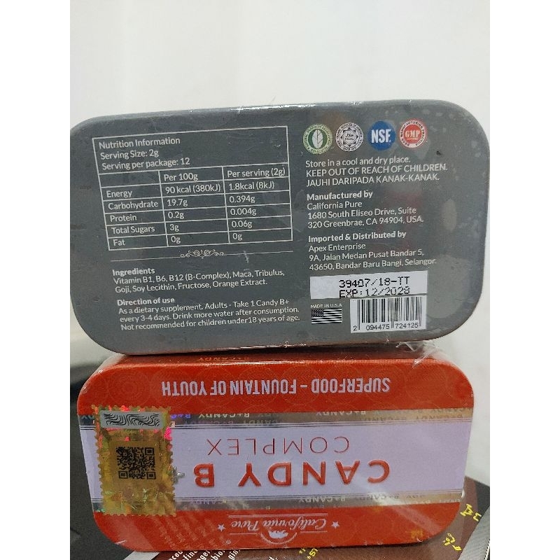 Jual asli supermen priaa superfood candi c candy * asli12pcs new produk ...